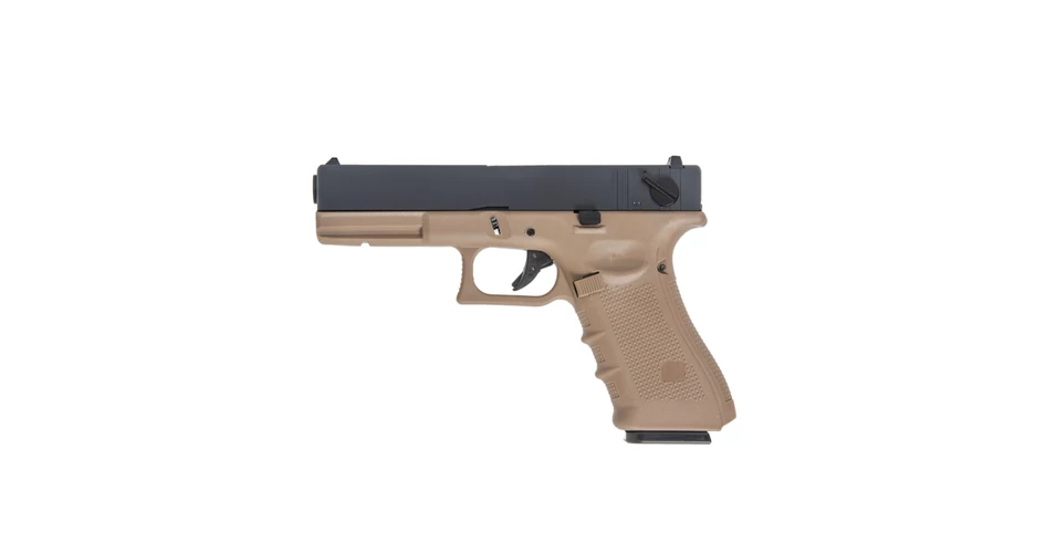 Raven Glock18 Tan sorozatlövő airsoft GBB pisztoly GEN.4