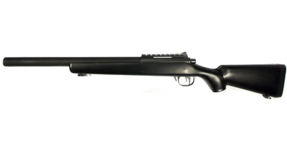 MB-02F Fekete Sniper airsoft puska, springes airsoft